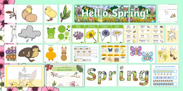 봄 디스플레이 팩 South Korea Spring Pack