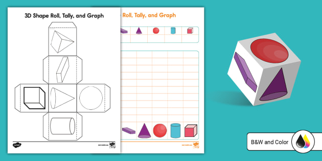 3D Shapes Worksheets | twinkl.com