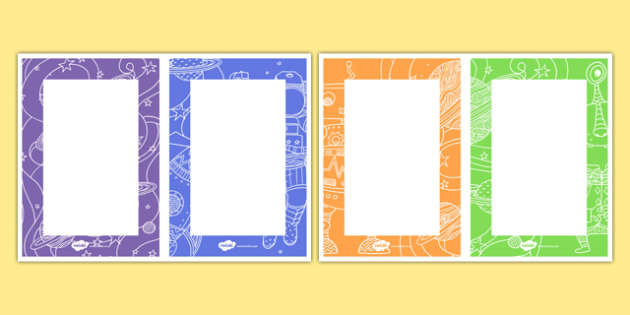 FREE! - Editable Note From Teacher (Space Themed)