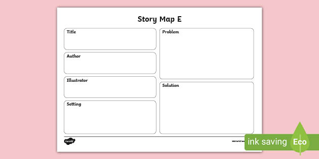 Story Map E Worksheet (teacher made)