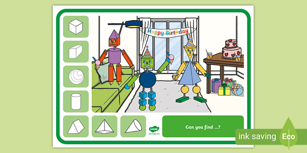 👉 Talk About 3D Shape Maths Activity (teacher made)