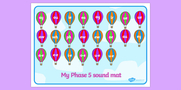 Phase 5 Sound Mat on Hot Air Balloons