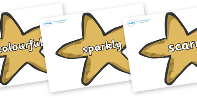 Wow Words on Starfish (teacher made)