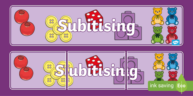 👉 Subitising Display Banner (teacher made)