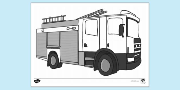 FREE! - Truck Colouring Page | Colouring Sheets