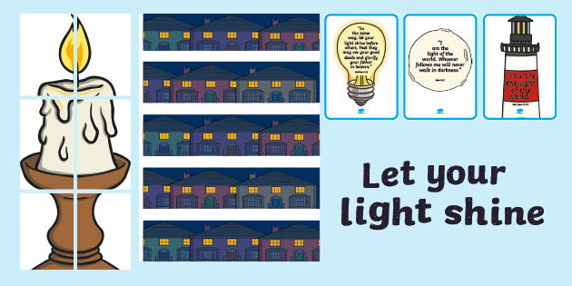 Let Your Light Shine Lesson Display Pack | CfE Resources