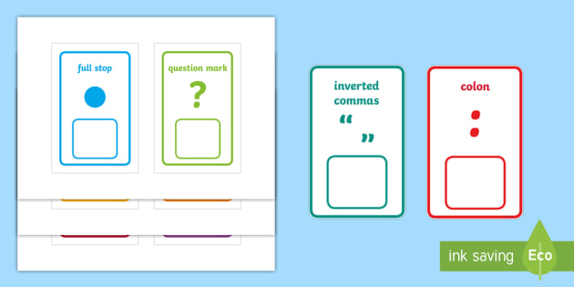 👉 Class Group Signs Punctuation IKEA Tolsby/Fiestad Frame - Editable