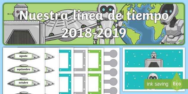 Nuestra línea de tiempo 2016-17 (teacher made)
