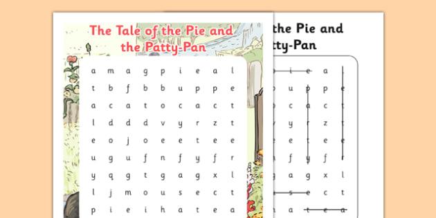 Beatrix Potter Word Searches | twinkl.ca