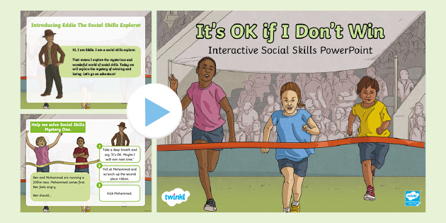 Dealing With Losing - Interactive Social Skills PowerPoint