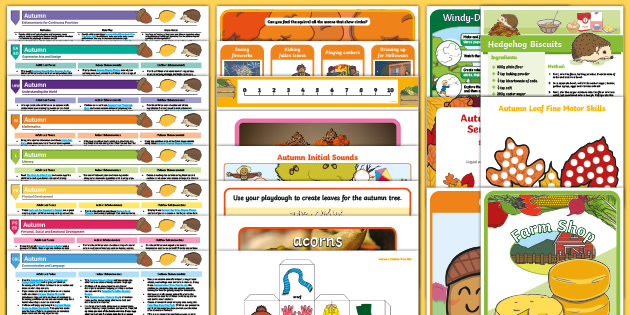 EYFS Autumn Planning and Continuous Provision Pack (Age 2-4)