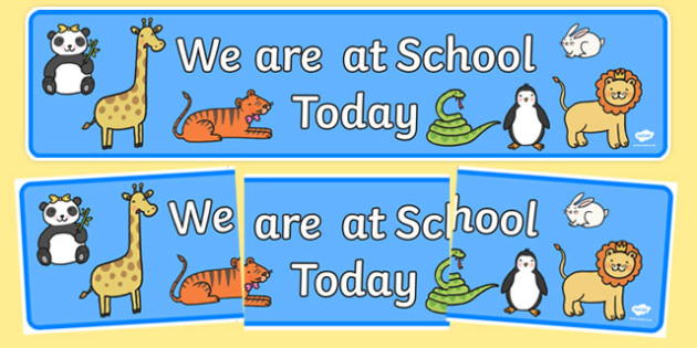 FREE! - 👉 Self-Registration Banner (Animals)