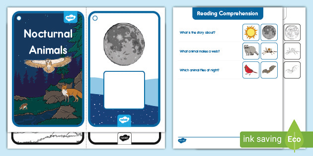 Nocturnal Animals Early Adapted Reader (creat de profesori)