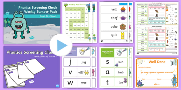 Phonics Screening Survival - Phonics Lesson Plans - Twinkl