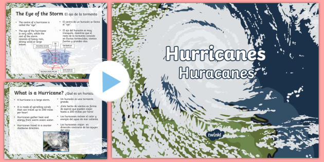 Hurricanes PowerPoint English/Spanish