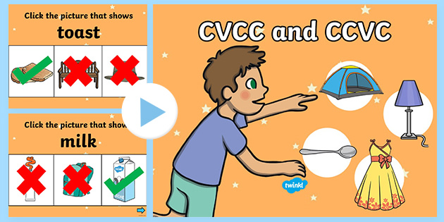 CVCC and CCVC Words Which Picture? PowerPoint (teacher made)
