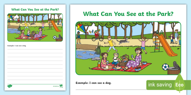 What Can You See At The Park Description Writing