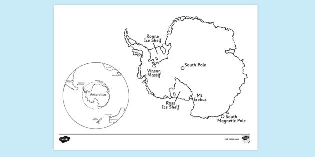 FREE! - Antarctica Colouring Sheet (teacher made)