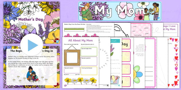 Mother’s Day Activity Pack – K-2 Resources – Twinkl USA