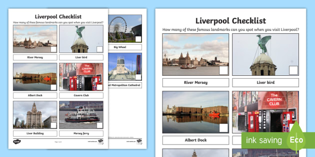 Liverpool Checklist Worksheet / Worksheet