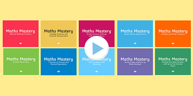 Fractions Mastery Packs | twinkl.co.uk