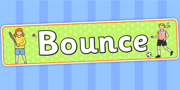 Bounce Themed Banner