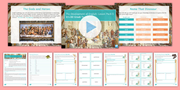 History of English Lesson 6: It's All Greek to Me!