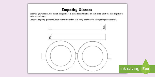 Empathy Glasses - Primary English - Reading - Writing
