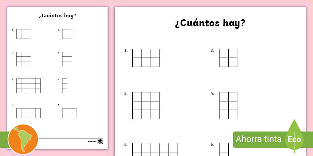 Actividad: ¿Cuántos hay? (teacher made)