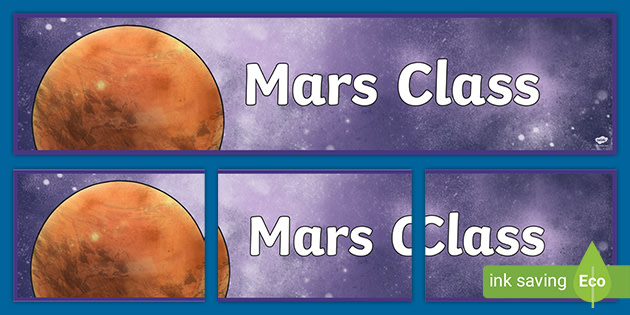 Mars Class Display Banner