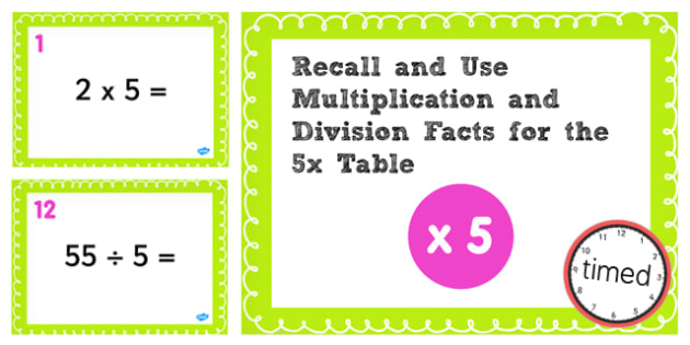 5 Times Table PowerPoint | Primary Resources (teacher made)