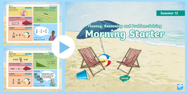 Year 6 Maths Summer Morning Starter PowerPoint 12