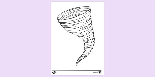 Whirlwind Colouring Sheet | Colouring Sheets