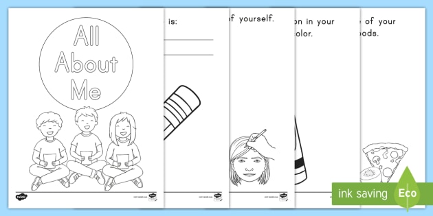 All About Me Activity Booklet (teacher made)