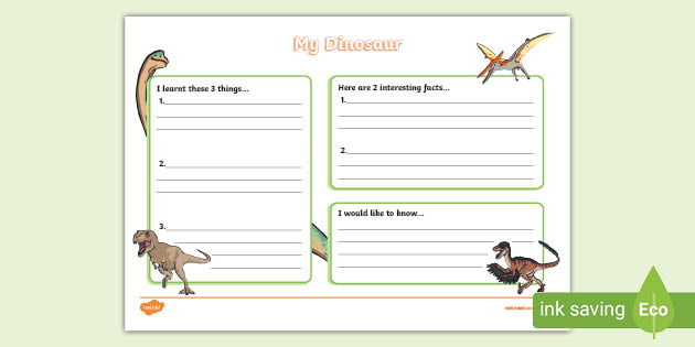 Worksheet Dinosaurs • Twinkl.com.au