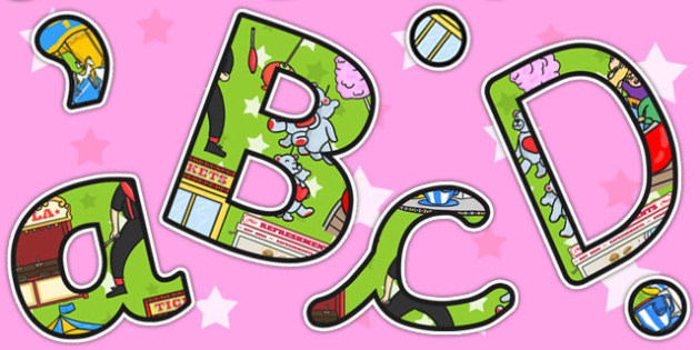 FREE! - Fairground Themed Display Lettering (teacher made)