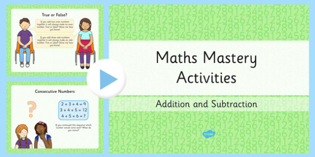 Year 2 Maths Mastery Add and Subtract Numbers PowerPoint