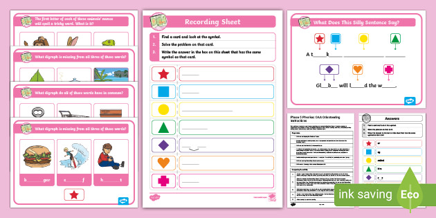 Phase 5 Phonics Outdoor Adventurous Orienteering Activity