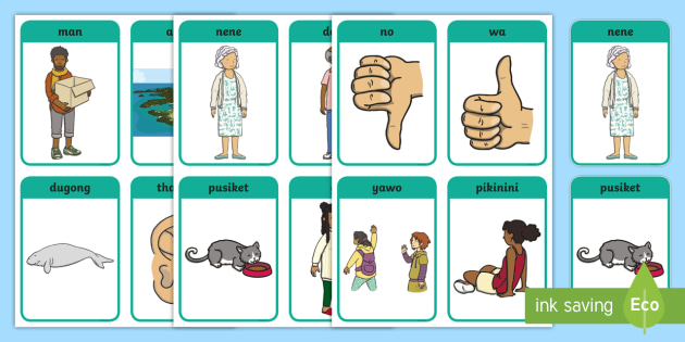 Torres Strait Islands Creole Language Flashcards