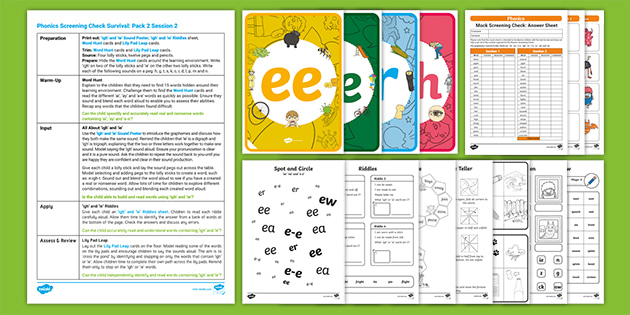 Y2 Phonics Catch-Up Intervention Pack 2 (teacher made)