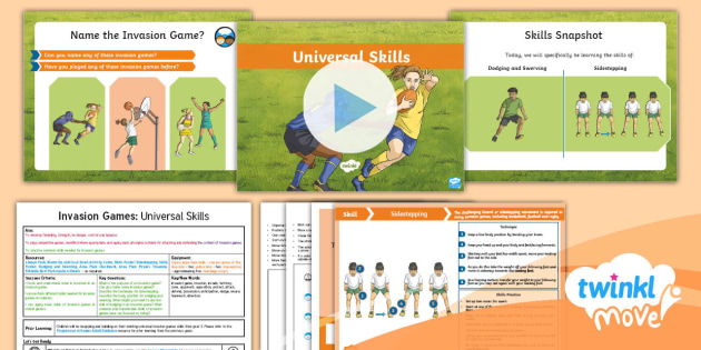 Invasion Games - Year 4 Lesson 1 - Universal Skills