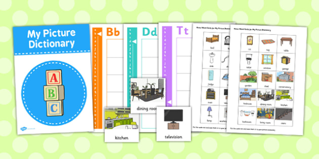 Home Picture Dictionary For Kids | Teacher-Made Resources