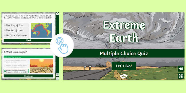 Extreme Earth: Natural Disasters Multiple Choice Quiz