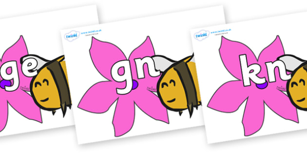 FREE! - Silent Letters on Bees (Teacher-Made)