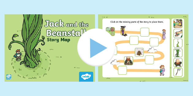 Jack and the Beanstalk Story Map PowerPoint (teacher made)