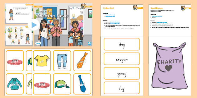 Phonics: Level 5: Week 11: Lesson 1 Pack: 'ir' sound /er/