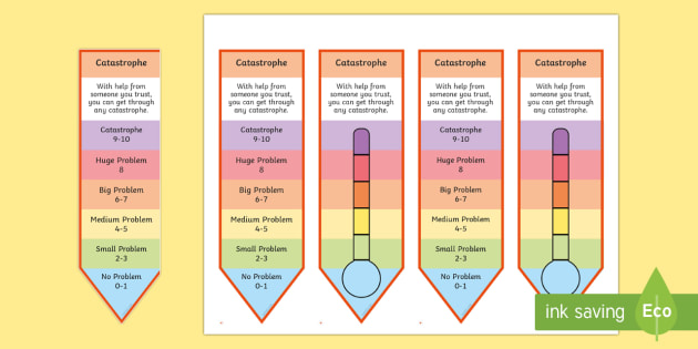 Catastrophe Scale Editable Bookmarks