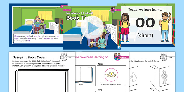 'oo' (short) Phonics Lesson Pack (teacher made)