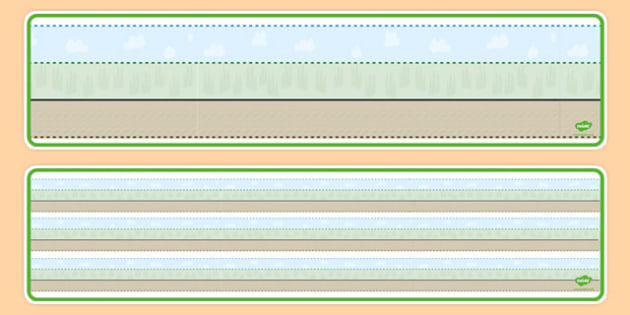 Line Guide Display Banner (teacher made)