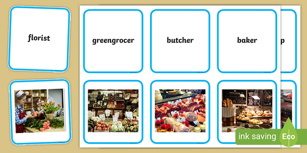 different-types-of-shops-matching-cards-esl-resource
